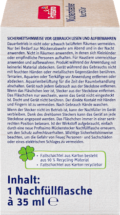 Profissimo Mückenstecker 45 Nächte Nachfüllpack, 35 ml | dm.at