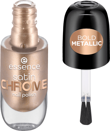 essence Lak za nohte satin CHROME, 01 Robotic Rose, 8 ml | dm.si