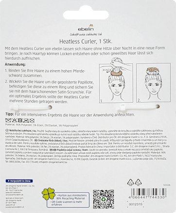 ebelin Heatless Curler Beauty Eve Routine, 1 St dauerhaft günstig online kaufen | dm.de