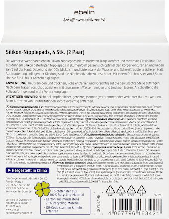 ebelin Silikon Nippel Pads Sheer Elegance beige (2 Paar), 4 St dauerhaft günstig online kaufen ...