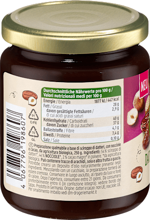 dmBio Dattel-Haselnuss Creme, 250 g dauerhaft günstig online kaufen | dm.de