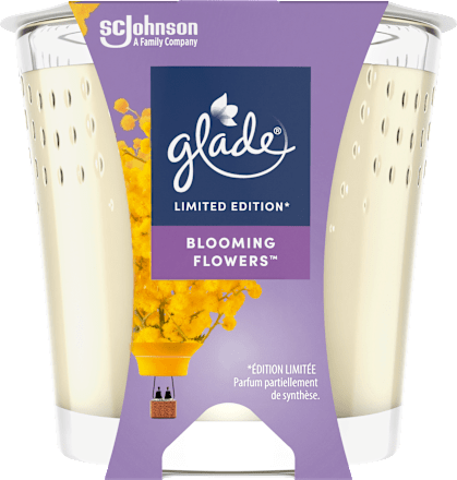 glade Duftkerze im Glas Blooming Flowers 112 g, 1 St dauerhaft günstig online kaufen | dm.de