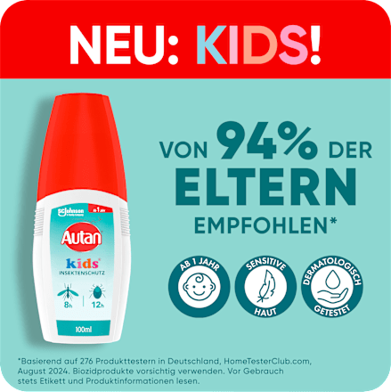 Autan Insektenschutzspray Kids, 100 ml dauerhaft günstig online kaufen ...