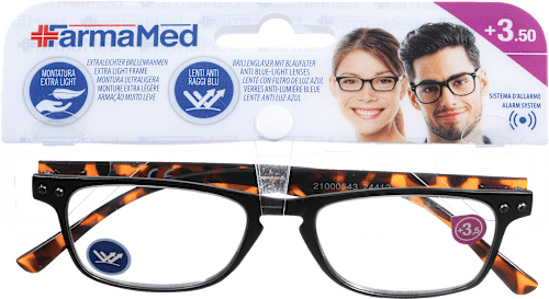 FarmaMed Bralna očala, dioptrija: +3,50, 1 kos | dm.si