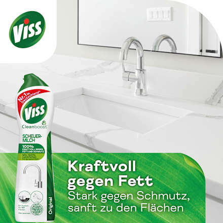 Viss Scheuermilch Original mit Mikro-Kristallen, 500 ml dauerhaft ...