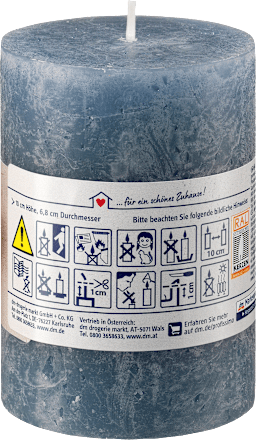 Profissimo Rustična sveća - plava, 1 kom | dm.rs