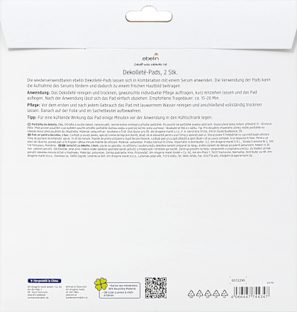 ebelin Dekolleté-Pads Beauty Eve Routine, 2 St dauerhaft günstig online kaufen | dm.de