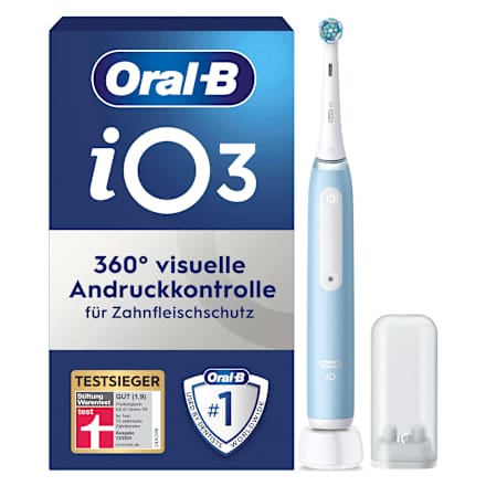 Oral-B Elektrische Zahnbürste iO Series 3 ice blue, 1 St dauerhaft ...