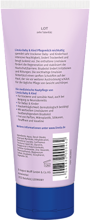 Linola Linola Baby & Kind Pflegemilch reichhaltig, 200 ml dauerhaft ...