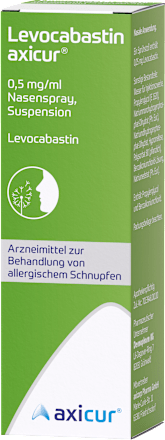 axicur Levocabastin axicur 0,5 mg/ml Nasenspray, Suspension, 5 ml ...